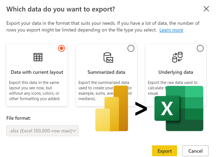 Export naar Excel met behoud van indeling - Davista